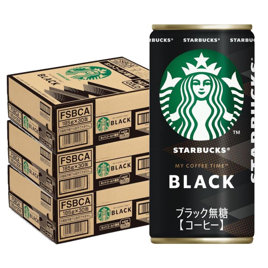 SUNTORY 送料無料 サントリー スターバックス MY COFFEE TIME ブラック 185g×3ケース/90本 : リカーBOSS - 通販 - Yahoo!ショッピング