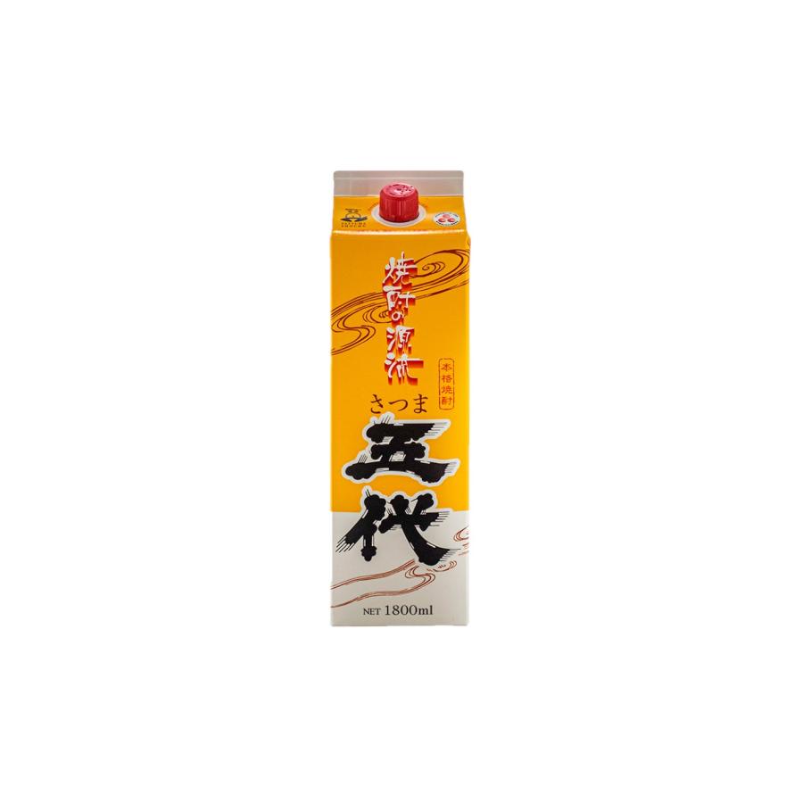 山元酒造 本格焼酎 芋 五代 パック 25度 1.8L 1800ml 1本ご注文は12本まで同梱可能 : リカーBOSS - 通販 - Yahoo!ショッピング
