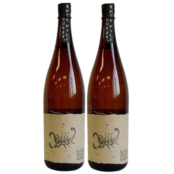 さつま無双 送料無料 焼酎 麦焼酎 黒さそり 25度 瓶 1800ml 1.8L×2本 : リカーBOSS - 通販 - Yahoo!ショッピング