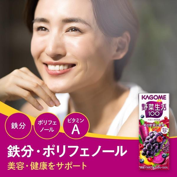 KAGOME 送料無料 カゴメ 野菜生活100 ベリーサラダ 200ml×2ケース/48本 : リカーBOSS 2号店 - 通販 - Yahoo!ショッピング