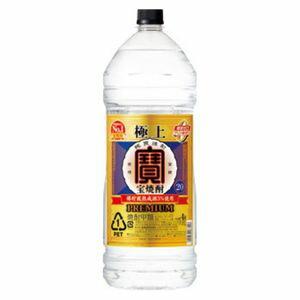 宝酒造 【5/11 日曜 +5％ LYP会員】 宝 焼酎 極上 20度 4L 4000ml ペット 甲類焼酎 宝酒造 : リカーアイランド 2nd store - 通販 - Yahoo!ショッピング