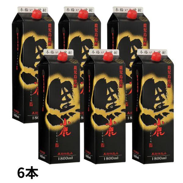 小鹿 黒 焼酎 25度 1.8L パック 1ケース 6本 1800ml 芋焼酎 小鹿酒造 : 400017-1 : リカーアイランド - 通販 ...
