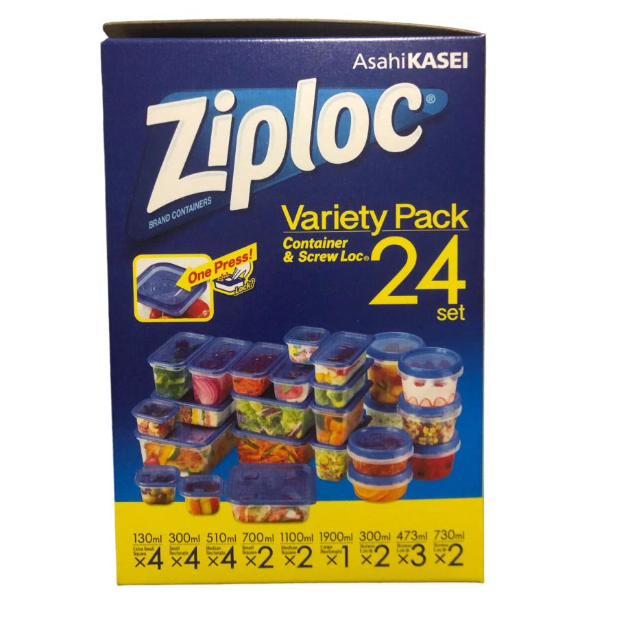 ジップロックコンテナ Ziploc 24個 9種類 セット お得な アソート 便利 保存容器 :4901670115451:りろはストア - 通販 - Yahoo!ショッピング