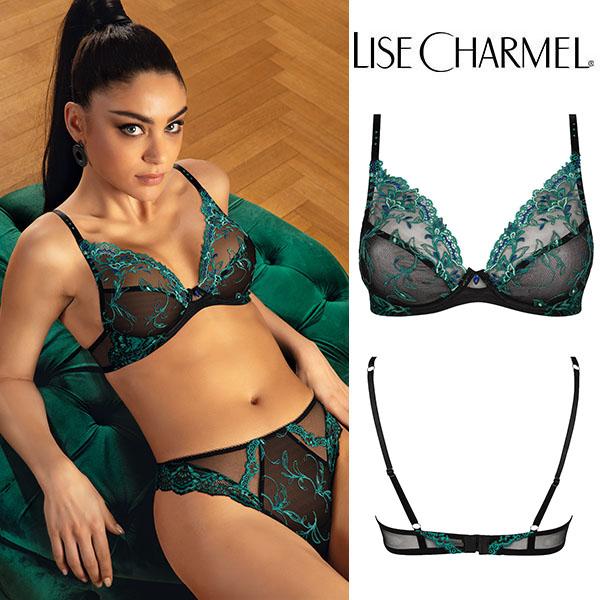 【85B】【90B】【85C】【90C】ハーフカップブラ(Bカップ,Cカップ) 品番ACH7430 リズシャルメル LISE CHARMEL インポートランジェリー : LISE ...