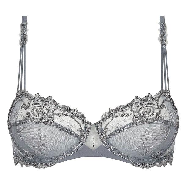 【85D】【90D】【95D】(D)パッドなし3/4ブラ ※大きめ注意 品番ACH3072 シルバー リズシャルメル Lise Charmel インポートランジェリー : LISE ...