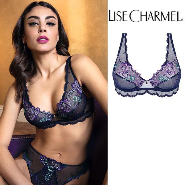 【85D】【90D】【95D】【100D】 (D) ハーフカップブラ 品番ACH7477 ※大きめ注意リズシャルメル Lise Charmel インポートランジェリー : LISE ...
