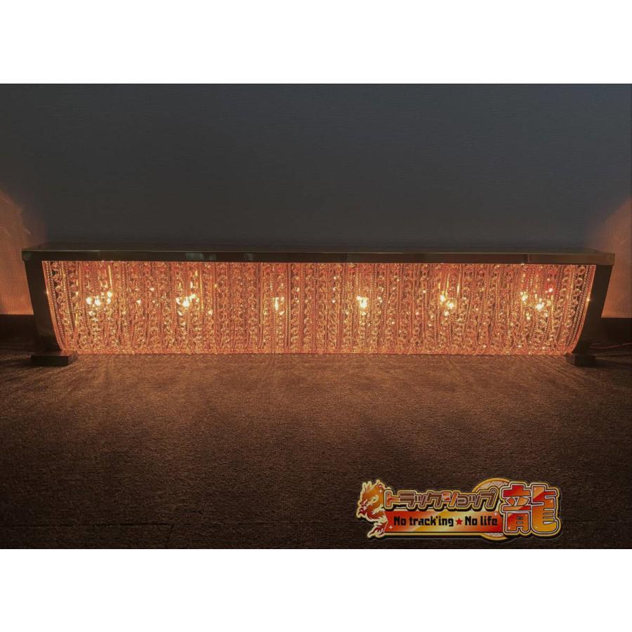 新品 幅100cm E12口金仕様 ナイアガラ シャンデリア フルゴールドメッキ クリスタルビーズ デコトラ アートトラック サロンバス レトロ C0633S トラック用品 : トラック ...