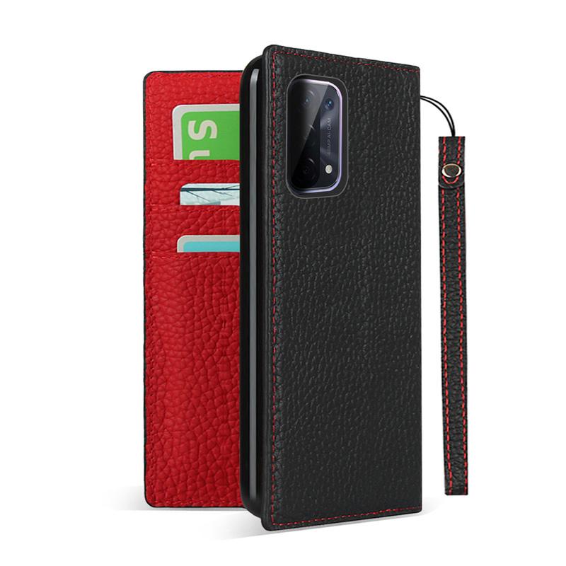 OPPO A 本革 A54 5G OPG02 ケース 手帳型 カード収納 ストラップ付 ベルトレス 爆買 : LITBRIAN - 通販 ...