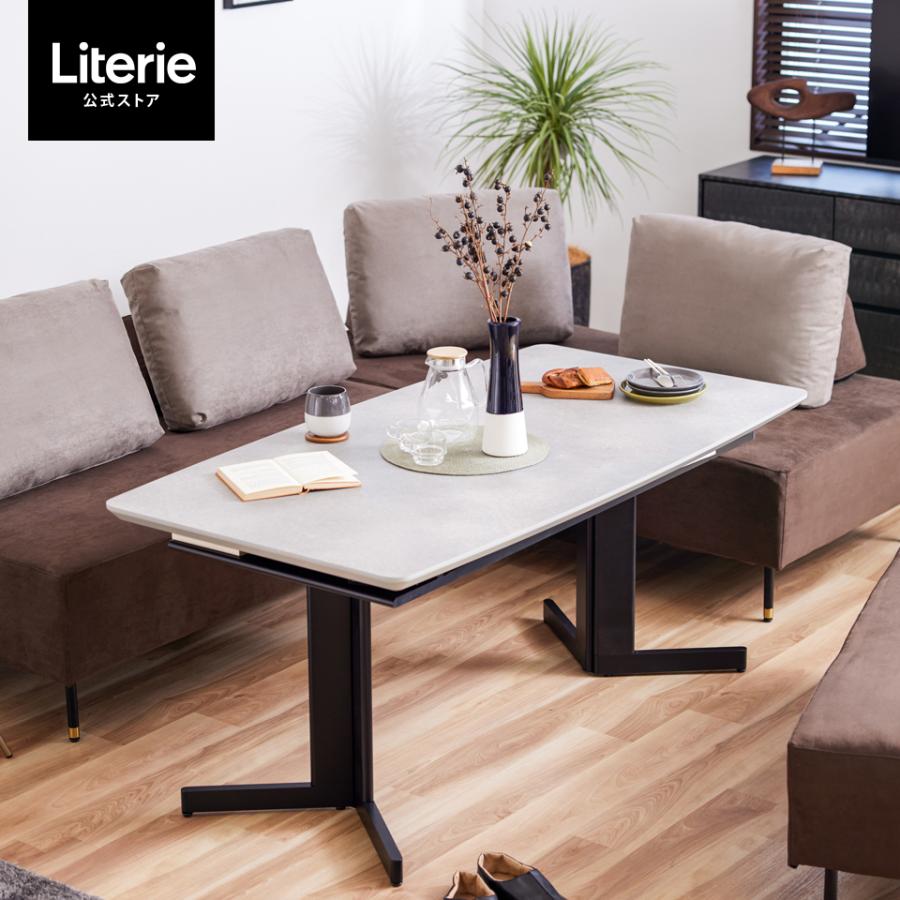 【開梱設置無料】 大川家具 モーブル ダイニングテーブル ダイニング テーブル リビングダイニングテーブル 4人 4人掛け 幅160 収納付 メラミン 石目調 MDT-232 : m-mdt ...