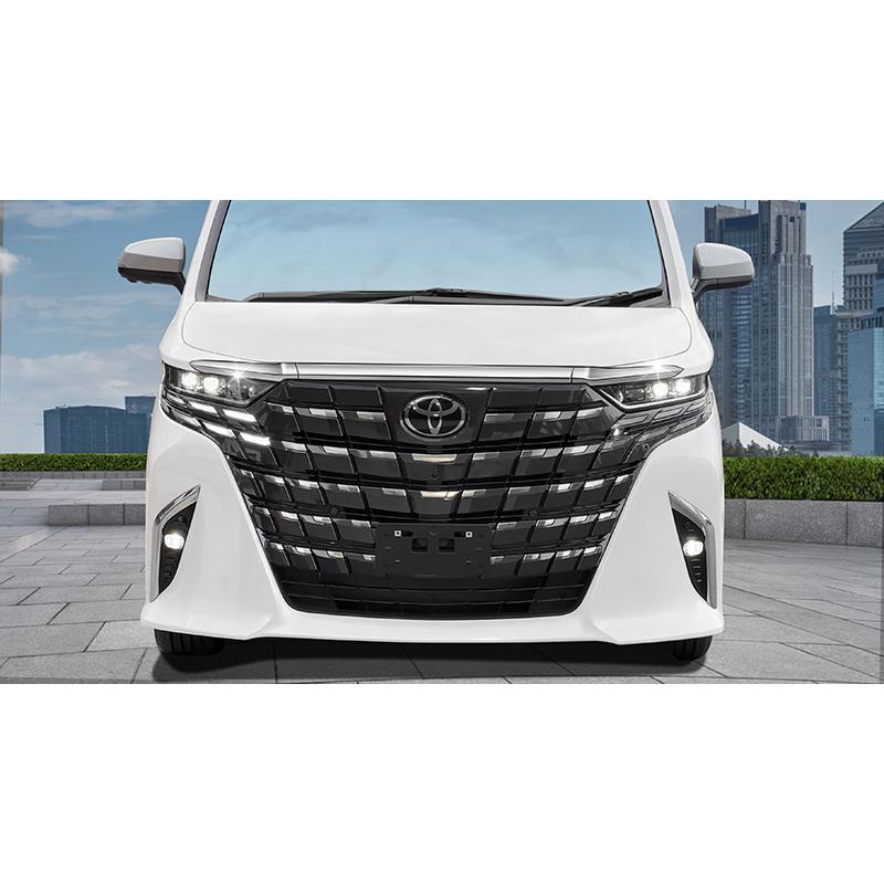 KUTOOK 新型アルファード40系 AAHH40W AAHH45W ハイブリッド ヴェルファイア40系 TAHA40W TAHA45W アクセサリー グリルガーニッシュ ボンネット ...