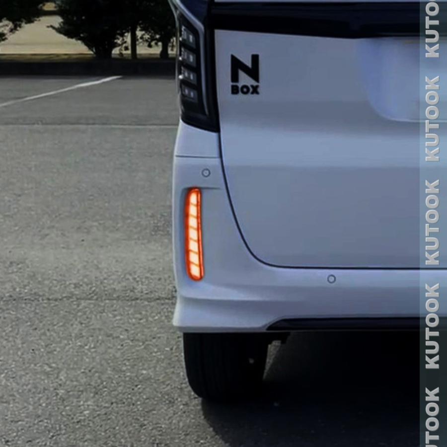 KUTOOK N-BOX CUSTOM JF3 JF4 N-BOXカスタム 外装 アクセサリー 安心安全 ドレスアップ オシャレ LEDフォグランプ LEDリフレクター : KUTOOK ...