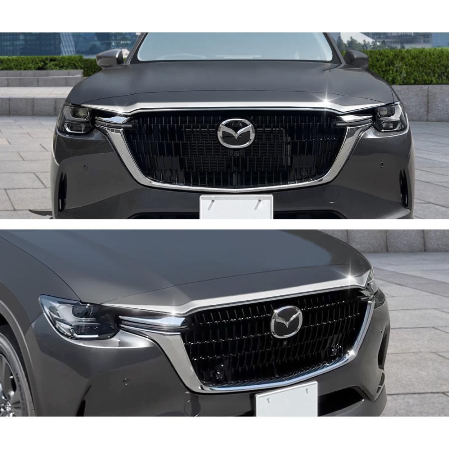 KUTOOK 新型CX-60 KH系 CX60 PHEV 25S XD パーツ グリルガーニッシュ ボンネットガーニッシュ : KUTOOK ヤフー店 - 通販 - Yahoo!ショッピング