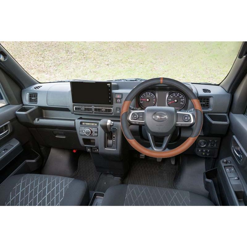 KUTOOK アトレーS700系 ハイゼットカーゴパーツ X RS S700V S710V レザーハンドルカバー ステアリングカバー :PDA-DAT-074:KUTOOK ヤフー店 - 通販 ...
