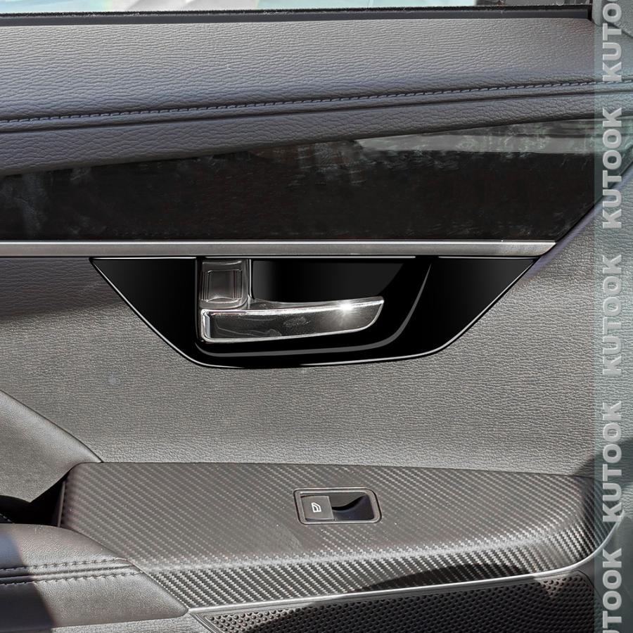 KUTOOK 新型デリカD5 DELICA D：5 アーバンギアCV1W 後期型 オシャレ ドレスアップ カスタム 内装 パーツ フロントドアハンドルガーニッシュ ドアパネルカバー ...