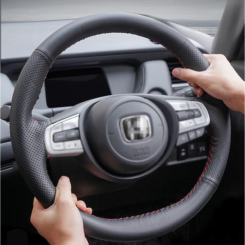 KUTOOK 新型フィット フィット4 フィットgr系後期型 RS GS4 GS6 パーツ GS5 GR3 GR3 GS6 パーツ レザー編み上げステアリングカバー ステアリングカバー ...