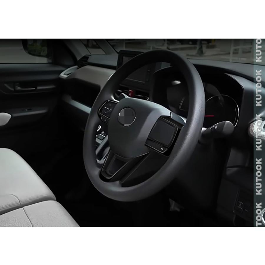 KUTOOK ムーヴ MOVE LA850S LA860S G RS オシャレ ドレスアップ カスタム 内装 パーツ ステアリングガーニッシュ ステアリングカバー : KUTOOK ヤフー店 ...