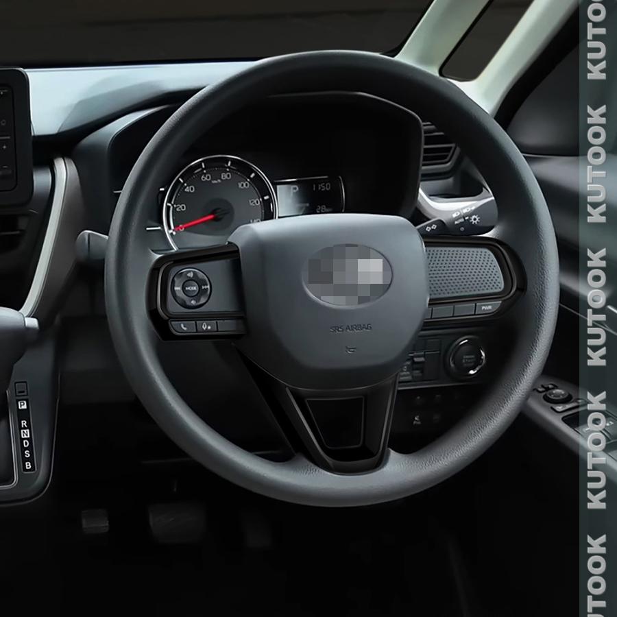KUTOOK 新型アトレー S700系 ハイゼットカーゴ オシャレ ドレスアップ カスタム 内装 パーツ ステアリングガーニッシュ ステアリングカバー : KUTOOK ヤフー店 - 通販 ...