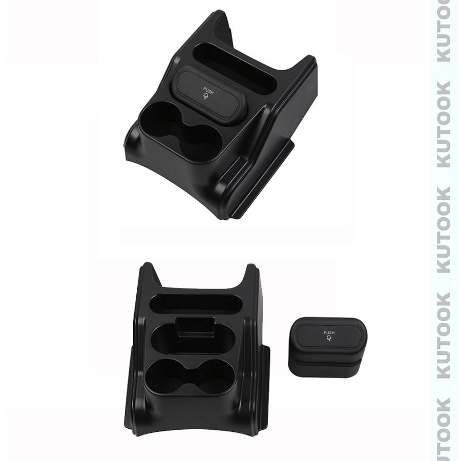 ブランド登録なし KUTOOK 新型スペーシアカスタム スペーシア MK94S MK54S 整理整頓 小物入れ 増設コンソールボックスボン カップホルダー付きコンソール収納ケース ...