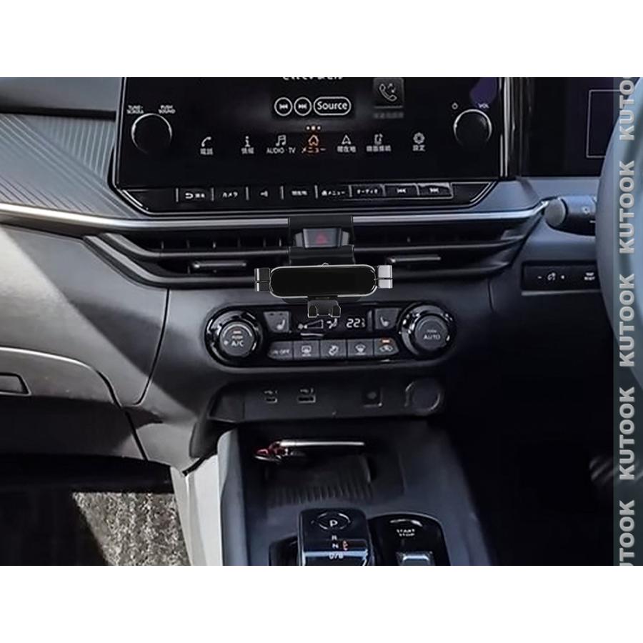 KUTOOK 新型ノートe13 ノートe‐POWER E13 SNE13 S X オーラAR系 FE13 FSNE13 G アクセサリー パーツ 専用スマホホルダー スマホスタンド ...