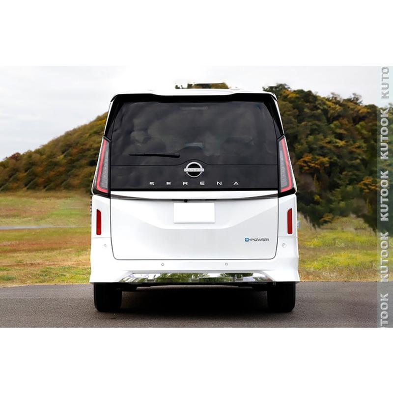 KUTOOK 新型セレナc28 セレナe‐POWER セレナc28 FC28 FNC28 GC28 GFC28 外装 アクセサリー パーツ リアバンパーガーニッシュ リアバンパーカバー ...