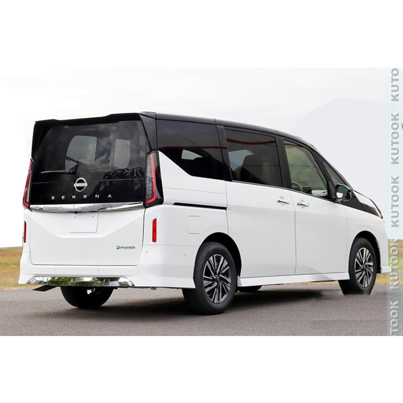 KUTOOK 新型セレナc28 セレナe‐POWER セレナc28 FC28 FNC28 GC28 GFC28 外装 アクセサリー パーツ リアバンパーガーニッシュ リアバンパーカバー ...