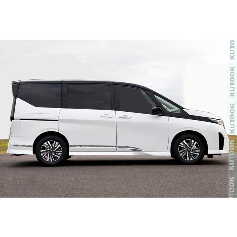 KUTOOK セレナ セレナc28 セレナe‐POWER FC28 FNC28 GC28 GFC28 外装 パーツ ドアロアガーニッシュ サイドドアトリム : KUTOOK ヤフー店 - 通販 ...