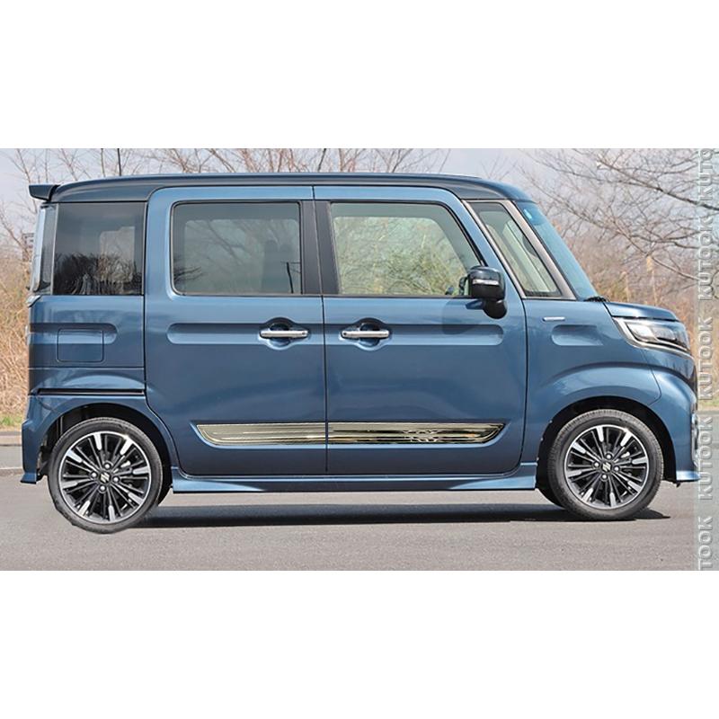 KUTOOK スペーシアベース スペーシア ベース MK33V GF XF サイドドアガーニッシュ ドアロアガーニッシュ : KUTOOK ヤフー店 - 通販 - Yahoo!ショッピング