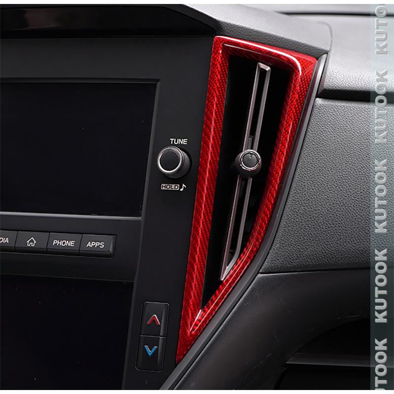 KUTOOK新型レヴォーグ レヴォーグVN VN5 VNH オシャレ ドレスアップ カスタム 内装 パーツ リアルカーボン吹き出し口ガーニッシュ センター吹き出し口カバー : KUTOOK ...