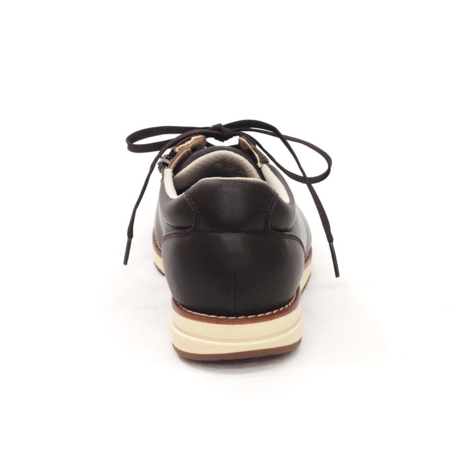 ASAHI Medical Walk メンズ ウォーキングシューズ アサヒ メディカルウォーク WK M039 ダークブラウン 25.5cm 天然皮革 ファスナー付 シューケア用品プレゼント ...