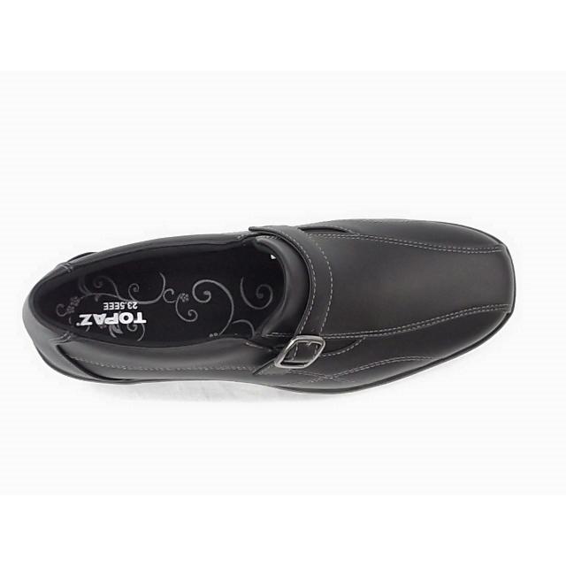 TOPAZ トパーズ TZ 2404 ブラック スリッポンシューズ 軽量 幅広 :2404B:小さな靴屋さん ヤフー店 - 通販 - Yahoo!ショッピング