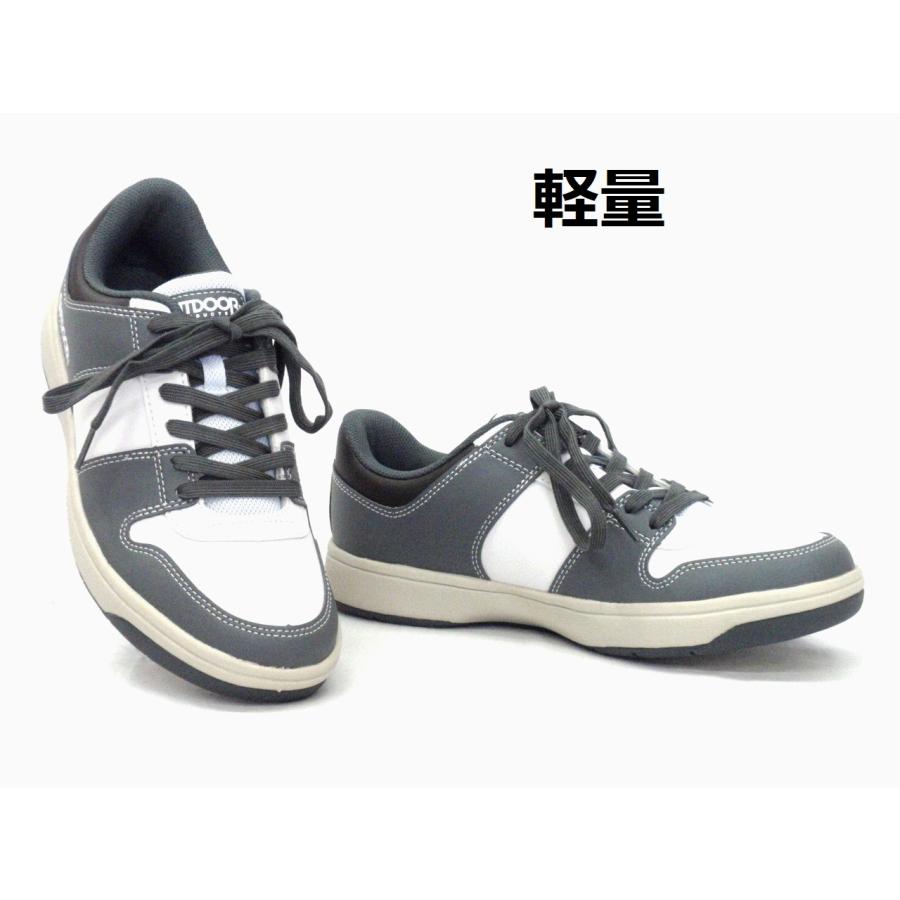 OUTDOOR PRODUCTS カジュアルスニーカー アウトドア ODP M 702 グレー/ホワイト コートタイプ : 小さな靴屋さん ヤフー店 - 通販 - Yahoo!ショッピング