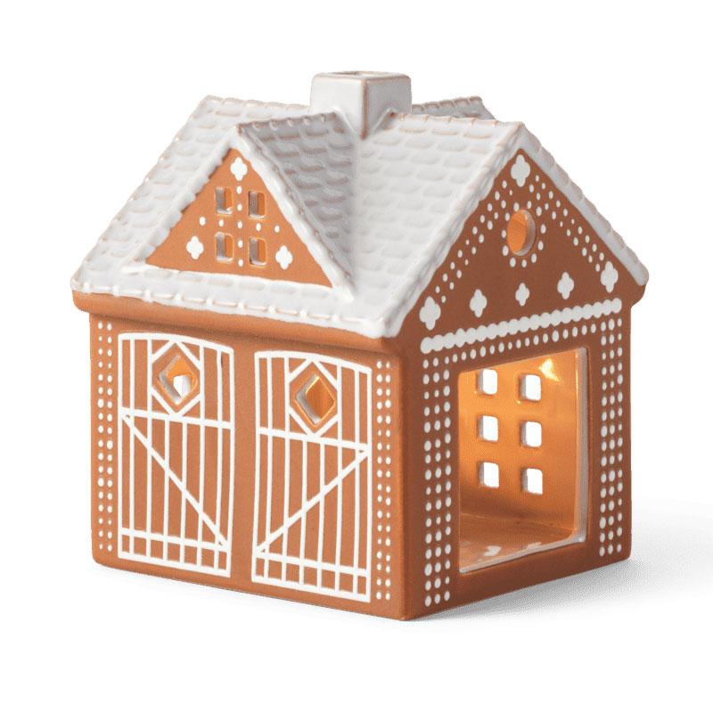 KAHLER Gingerbread Light House CHRISTMAS STABLE ジンジャーブレッドハウス H11cm キャンドルホルダー Kahler ケーラー 北欧インテリア ...