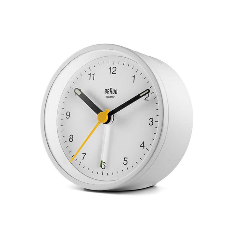 BRAUN BRAUN(ブラウン）アラームクロック BC12 ホワイト H7.5cm Classic Alarm Clock 置き時計 : little by little - 通販 ...