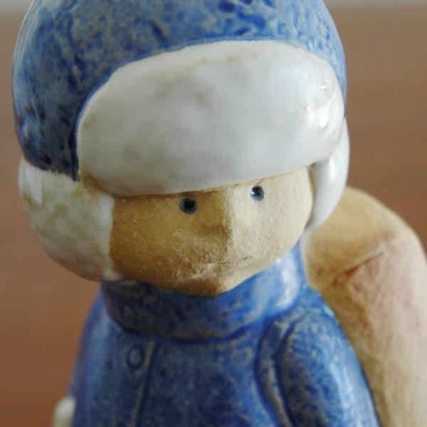 Lisa Larson Larson(リサ ラーソン）School Boy(スクールボーイ)初登校 北欧オブジェ・置物 北欧雑貨 北欧 ...