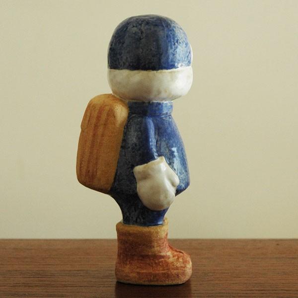 Lisa Larson Larson(リサ ラーソン）School Boy(スクールボーイ)初登校 北欧オブジェ・置物 北欧雑貨 北欧 ...