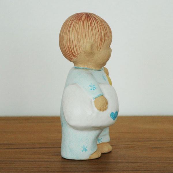 Lisa Larson Larson(リサ ラーソン)Boy with bear blue(ボーイ・ウィズ・ベア）ブルー/男の子とクマ/北欧 ...