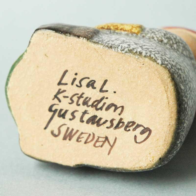 Lisa Larson Larson(リサ ラーソン)Santa Boy with Drum(サンタ・ボーイとドラム）トムテファミリー 北欧 ...