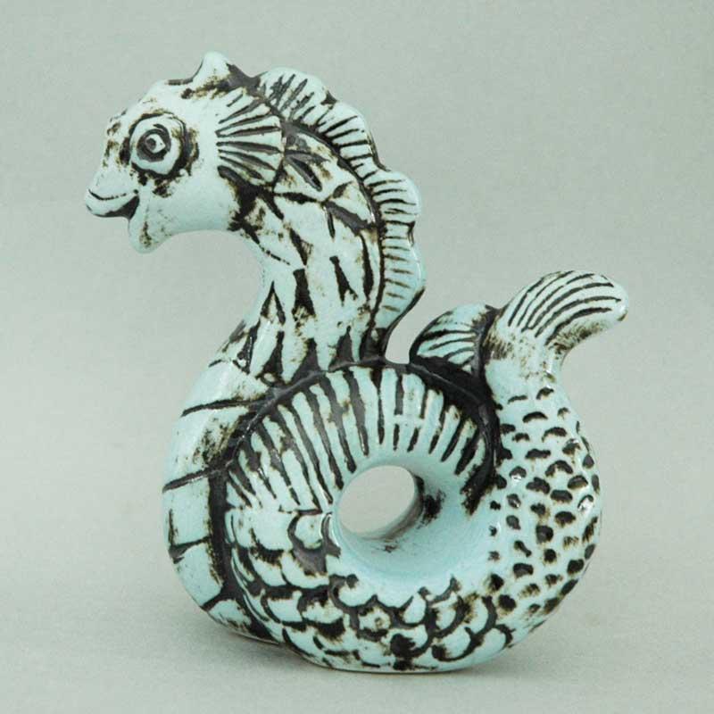 Lisa Larson リサ ラーソン Sea Monster(シーモンスター）龍 スウェーデン 北欧オブジェ 置物 : little by ...