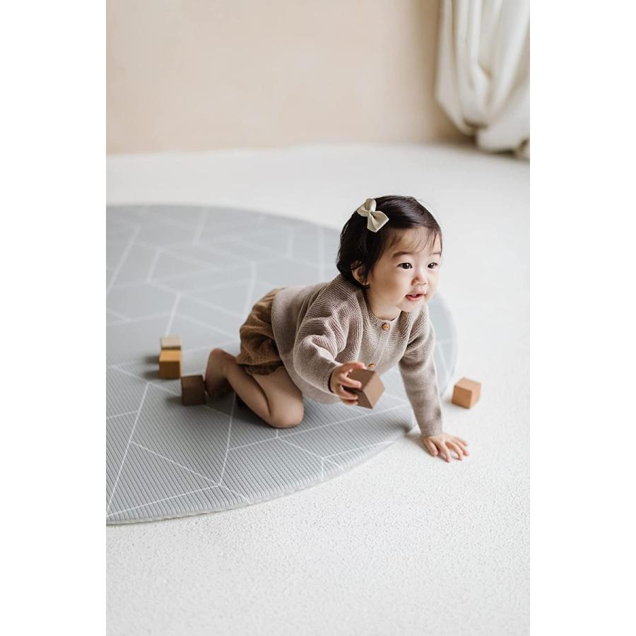 LITTLE BOT BABY ROUND PLAYMAT ベビープレイマット ラウンド (Eze + Zenline) Ofie mat ...