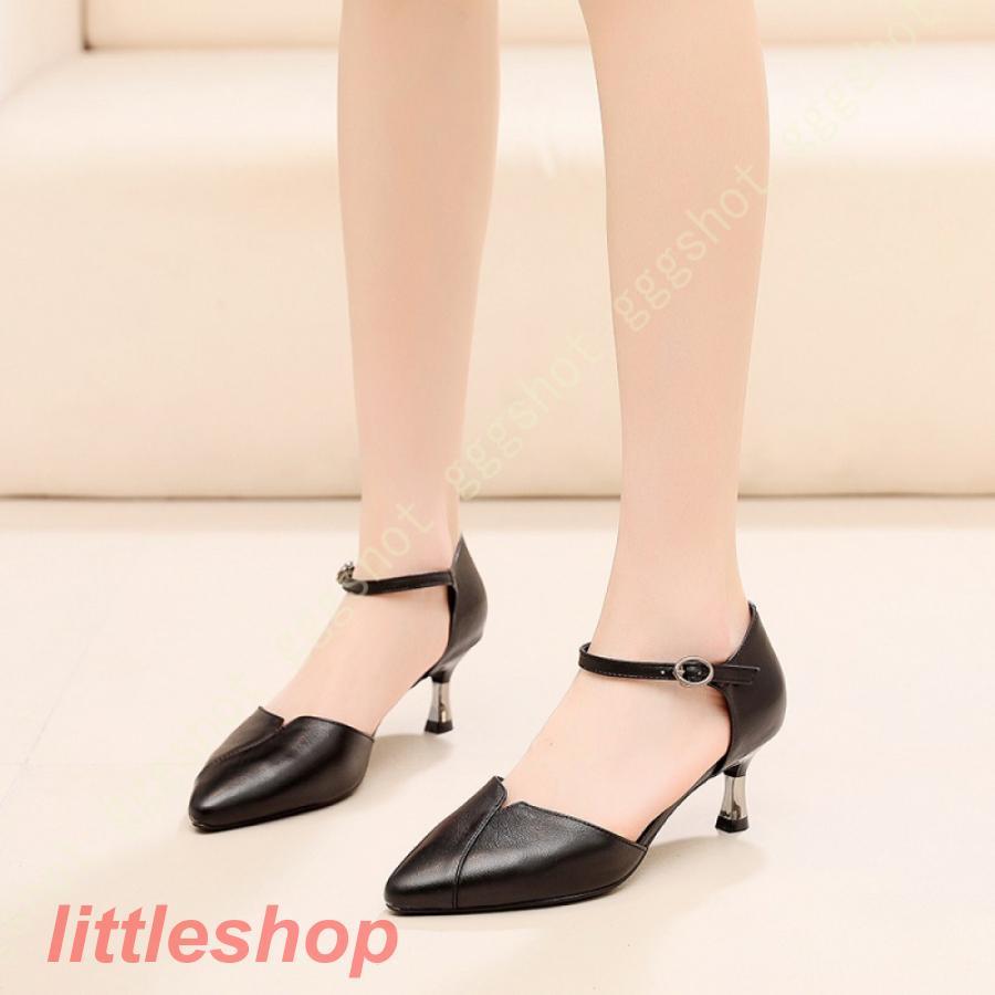 パンプス 本革 ヒール 6cm ハイヒール 美脚 ポインテッド 通勤 OL レディース ストラップ 黒 ブラック レディース靴 ピンヒール 痛くない 結婚式 靴 : syuuzu18 ...