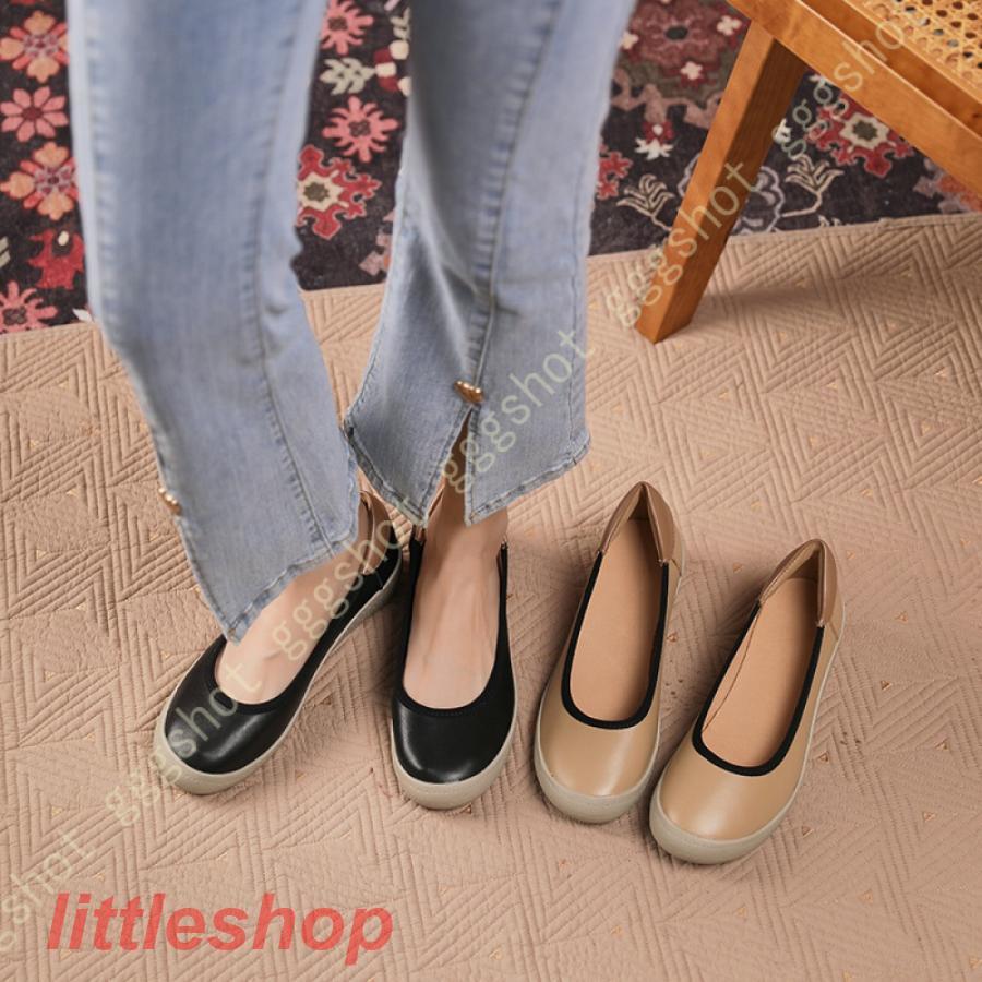 レディース ラウンドトゥ パンプス ローファー フラットシューズ 痛くない 歩きやすい ローヒール かわいい 美脚 ママシューズ 大人 走れる 立ち仕事 通勤 : syuuzu18-10630 ...