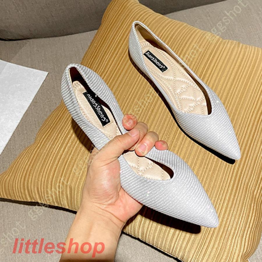 パンプス 痛くない フラットシューズ ぺたんこ ペタンコ フラット ローヒール スムース ポインテッドトゥ かわいい 女子 ドレスシューズ 大人 甘い : syuuzu18-10963 ...