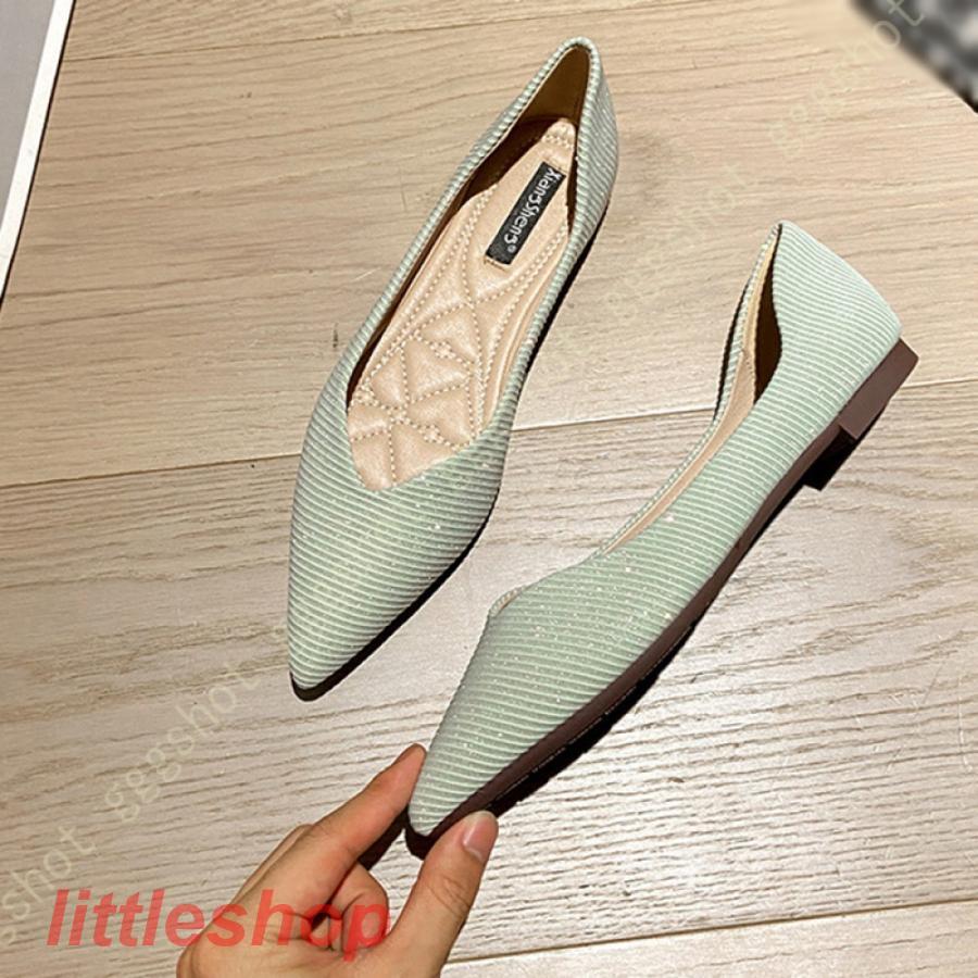 パンプス 痛くない フラットシューズ ぺたんこ ペタンコ フラット ローヒール スムース ポインテッドトゥ かわいい 女子 ドレスシューズ 大人 甘い : syuuzu18-10963 ...
