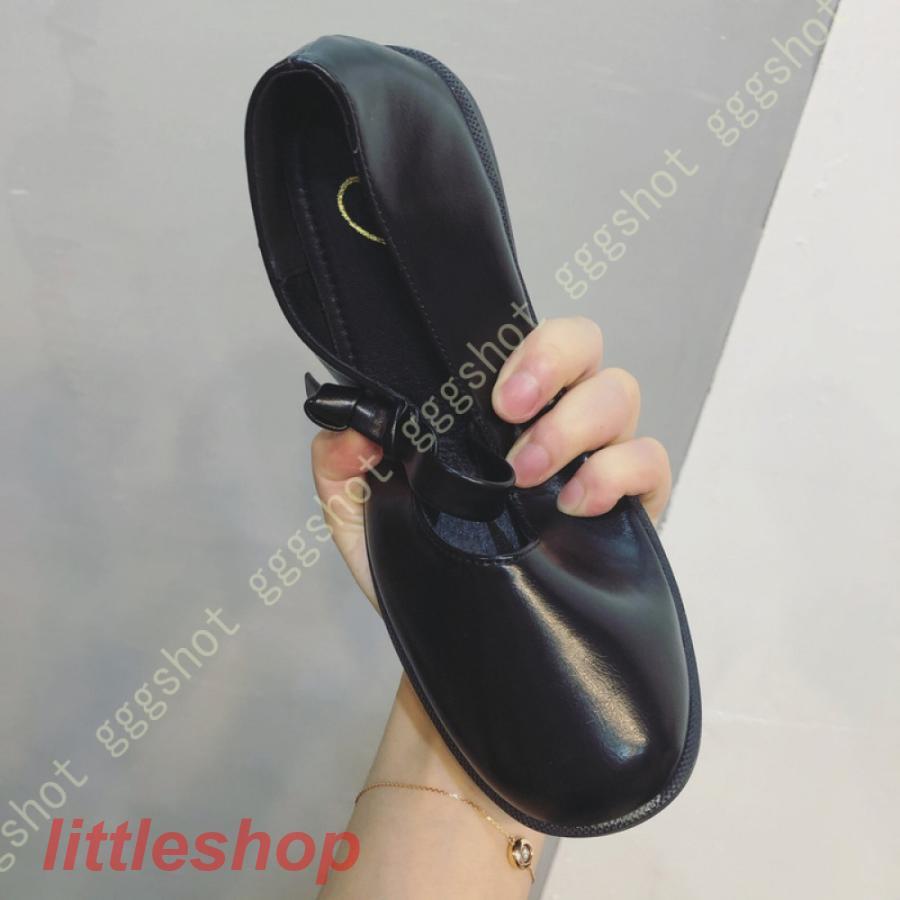 ローヒール ラウンドトゥパンプス レディース 痛くない 歩きやすい ぺたんこ フラット 履きやすい 黒 かわいい おしゃれ 大きいサイズ 小さいサイズ : syuuzu18-11229 ...