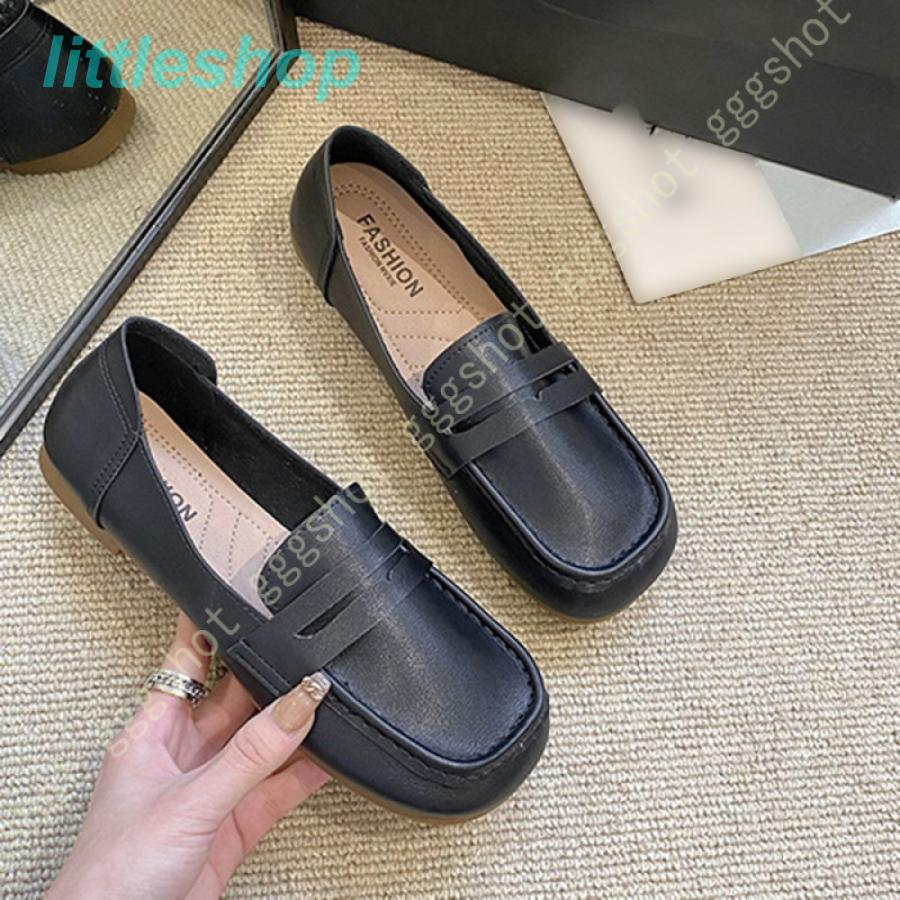 パンプス 痛くない ローヒール ペタンコ バレエ 丸いつま先 レディース 走れるパンプス スムース ぺたんこ 歩きやすい 脱げない シンプル ビット : リトルショップ - 通販 ...