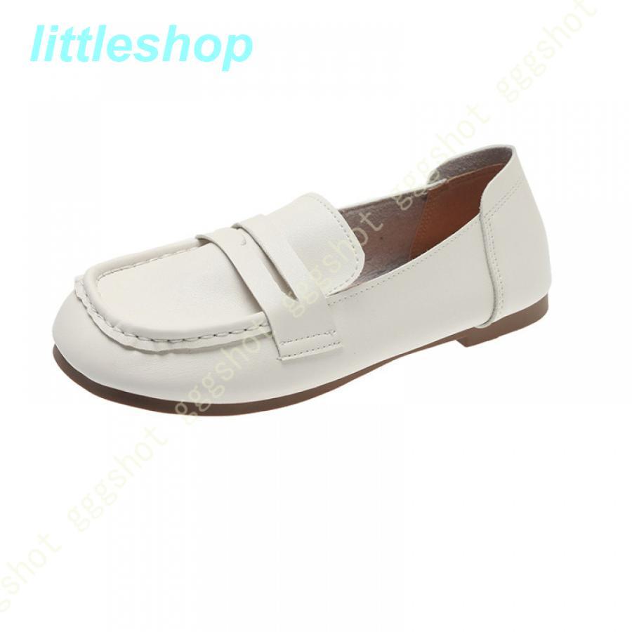 パンプス 痛くない ローヒール ペタンコ バレエ 丸いつま先 レディース 走れるパンプス スムース ぺたんこ 歩きやすい 脱げない シンプル ビット :syuuzu18-2115:リトル ...