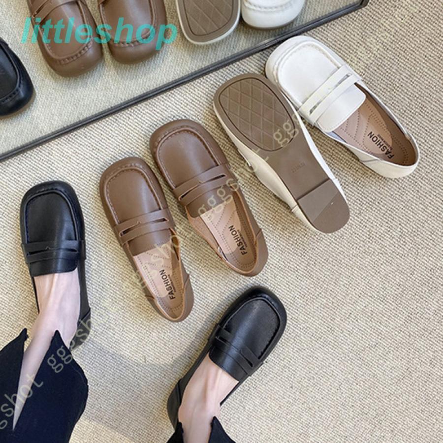 パンプス 痛くない ローヒール ペタンコ バレエ 丸いつま先 レディース 走れるパンプス スムース ぺたんこ 歩きやすい 脱げない シンプル ビット : リトルショップ - 通販 ...