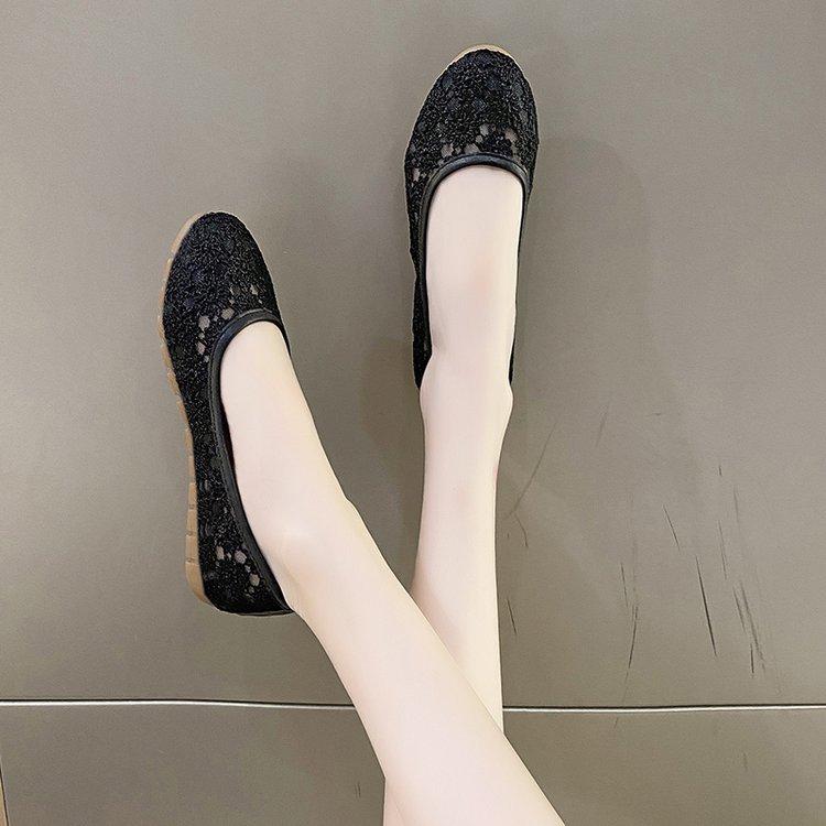 レディース パンプス ぺたんこ フラット 歩きやすい ローヒール レース 疲れにくい 女性 ぺたんこ靴 カジュアル シューズ レディース靴 : リトルショップ - 通販 - Yahoo!ショッピング