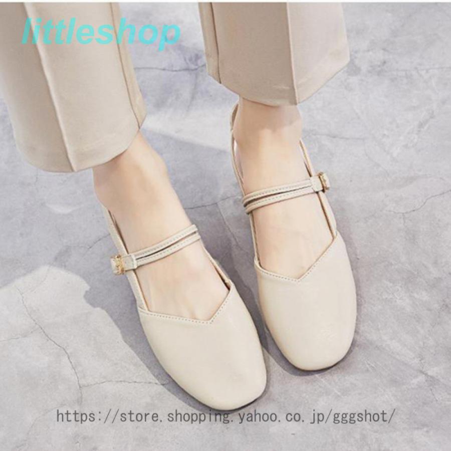 パンプス レディース ストラップ付き 後付け バックストラップ シンプル スクエアトゥ チャンキーヒール 美脚 カジュアル 履きやすい 歩きやすい おしゃれ : syuuzu18-2249 ...