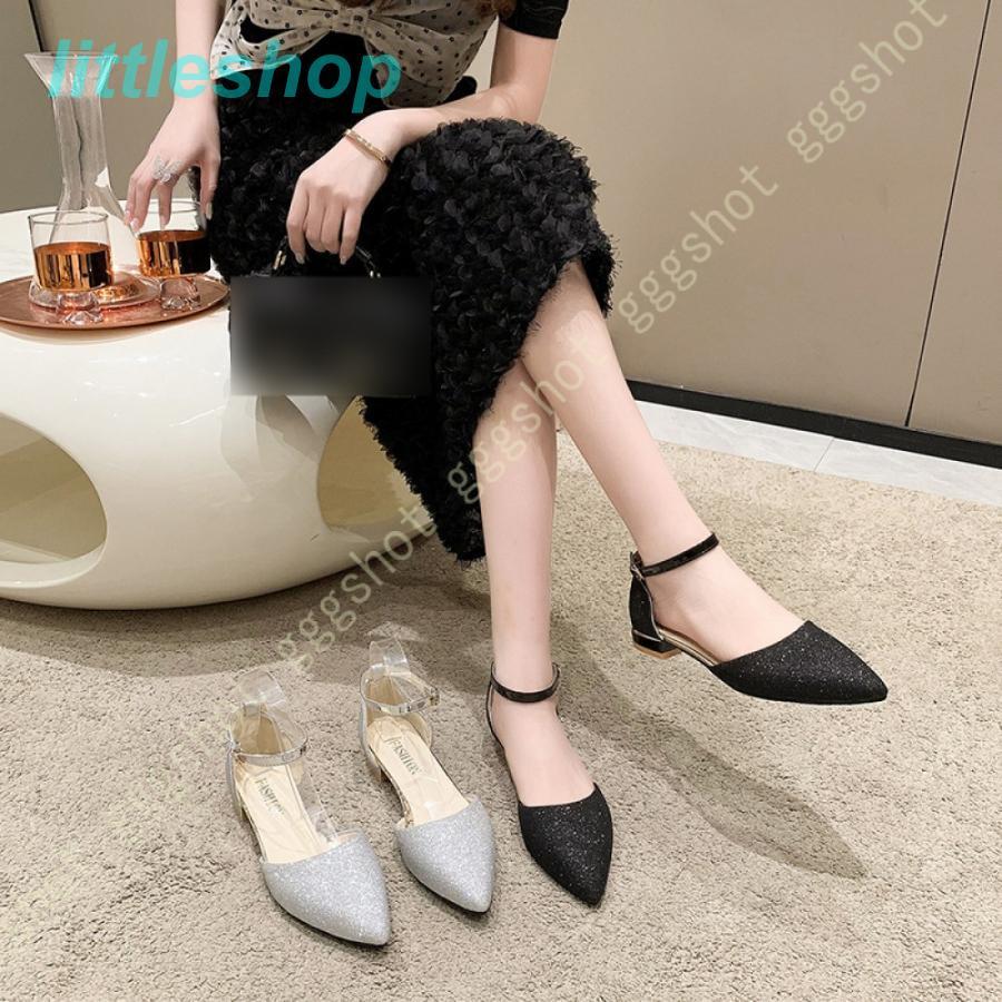 パンプス 痛くない ローヒール ぺたんこ ストラップ 黒 キラキラ 大きいサイズ ぺたんこ フラットシューズ 旅行 疲れない 歩きやすい 卒園式 卒業式 入学式 : syuuzu18-2254 ...